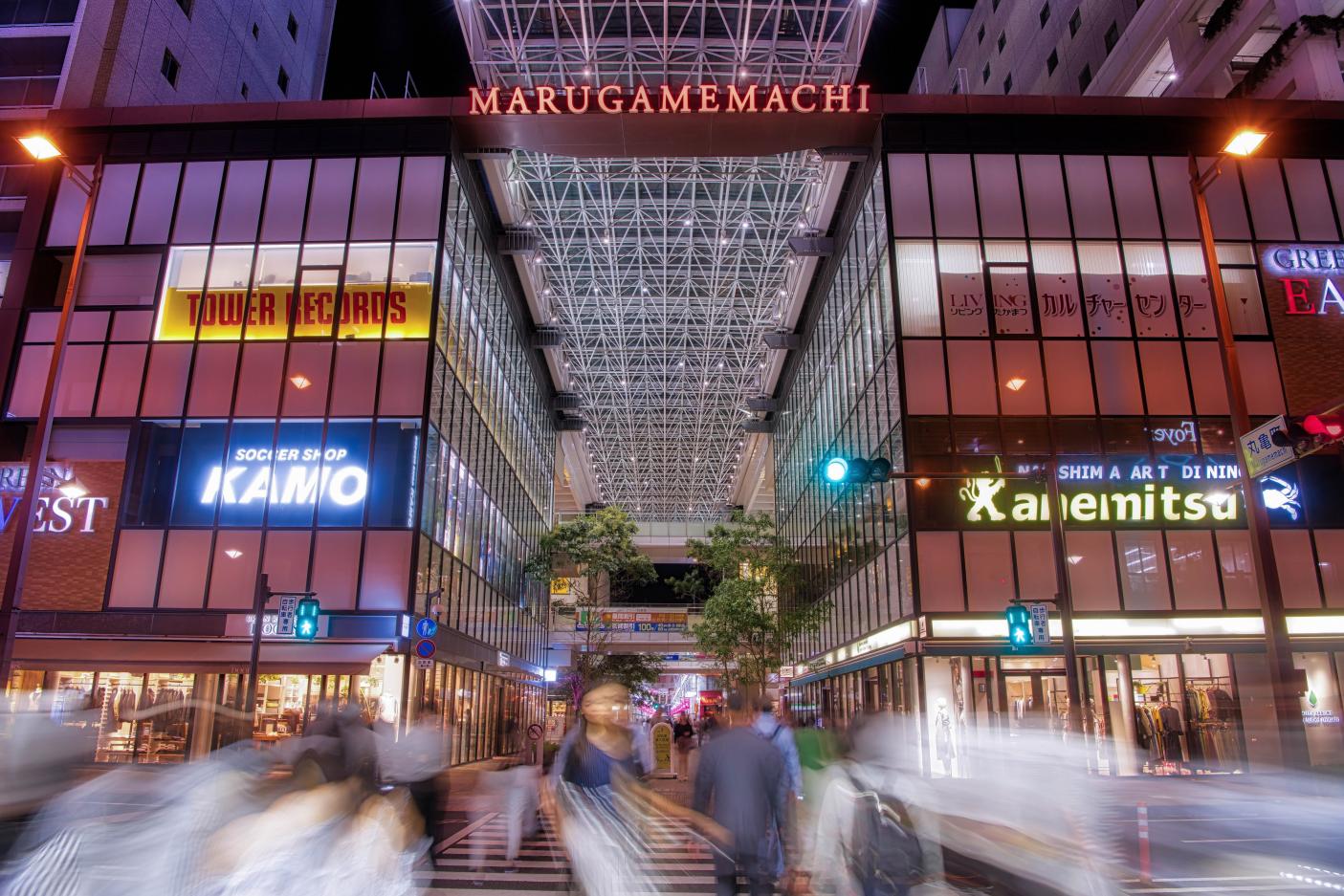 Central Takamatsu Shopping Arcades by Night | See ＆ Do | VISIT KAGAWA